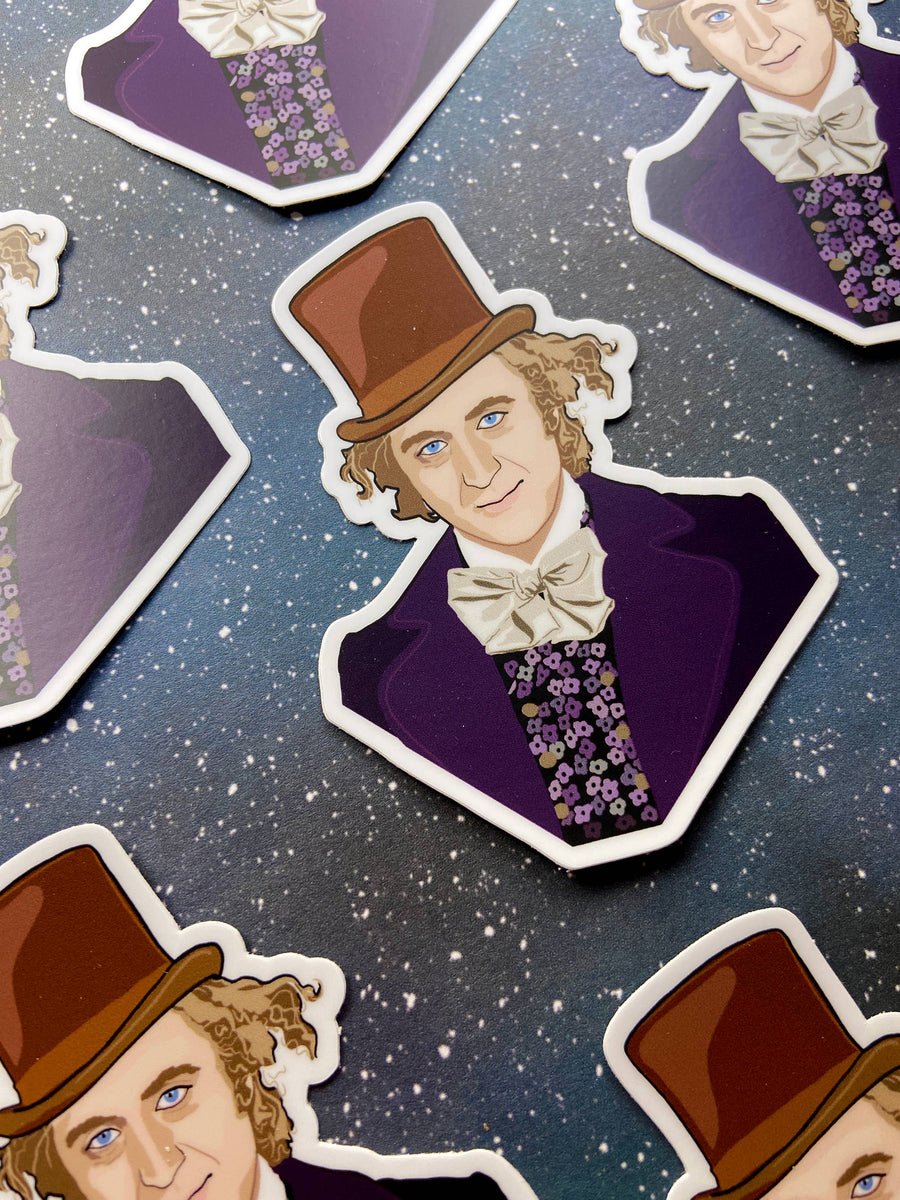 Vinyl Decal - "Willy Wonka" Gene Wilder – The Pop Rocks Shop