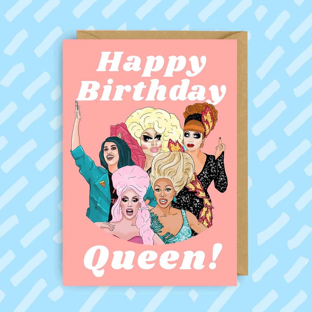RuPaul's Drag Race Drag Queens Birthday Card | LGBT | Queer – The Pop ...